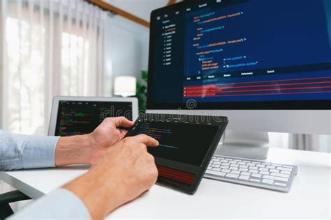 It Developer Selecting By Point On Coding Online Software Pecuniary