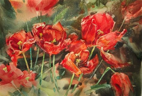 Онлайн курси акварелі Малюємо квіти