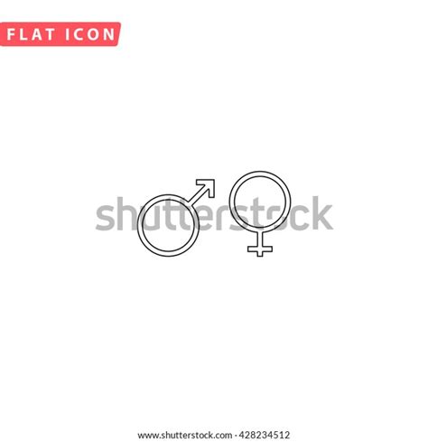 Sex Symbol Black Outline Simple Pictogram Stock Illustration Shutterstock