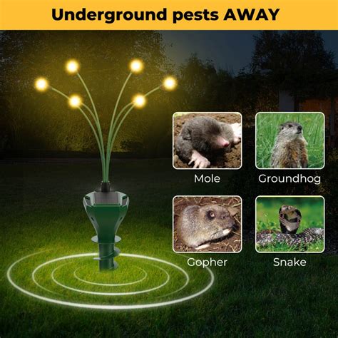 Solar Mole And Groundhog Repellent（m8） X Pest