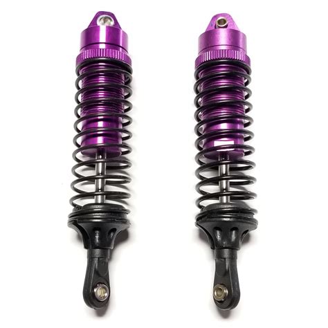 105mm Aluminium Adjustable Big Bore Rear Shocks Purple Amazing Rc