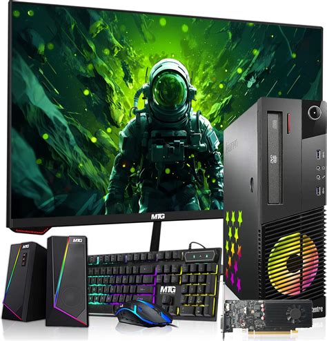Amazon Com Lenovo Desktop PC Gaming Bundle Intel Core I7 16GB RAM 512GB SSD 27 Inch
