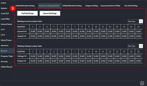 Set Up Devices Rainbow Robotics