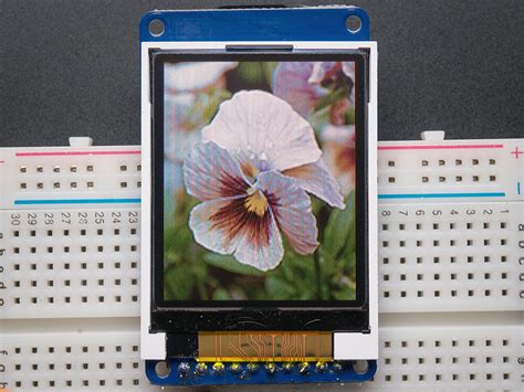 1 8 Color Tft Lcd Display With Microsd Card Breakout St7735r นำเข้าจาก Adafruit Usa