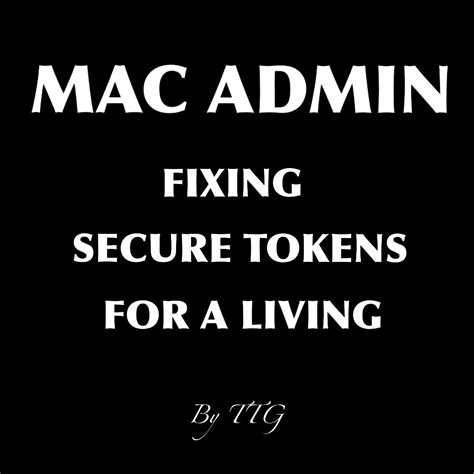 Macos Catalina Secure Tokens Part 3 Flowchart Travelling Tech Guy