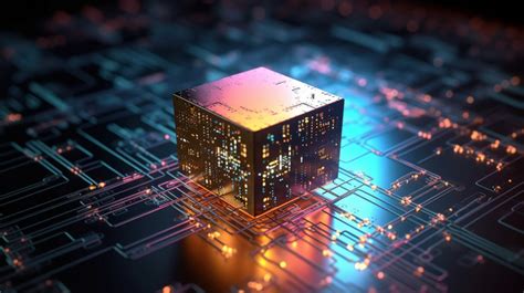 Abstract Cube The Dark A 3d Render Of Iot Concept Backgrounds  Free Download Pikbest