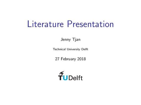Pdf Literature Presentationta Twi Tudelft Nl Nw Users Vuik Numanal Tjan Presentation1 Pdf · 3
