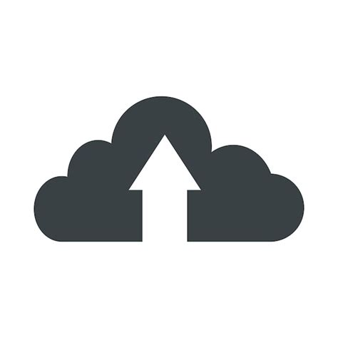 Premium Vector Cloud And Arrow Icon For Upload