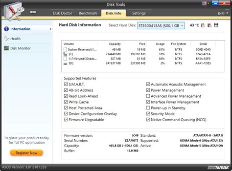 Advanced System Optimizer Disk Cleaners And Optimizers