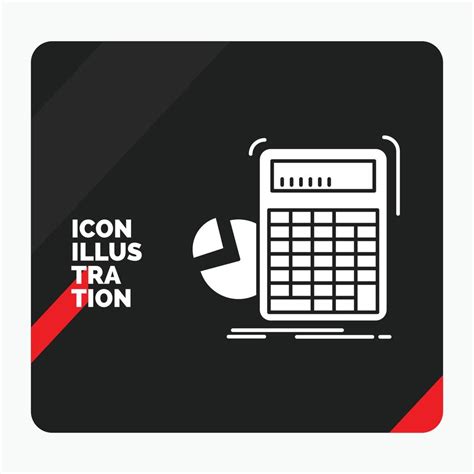 Fond De Présentation Créative Rouge Et Noir Pour La Calculatrice
