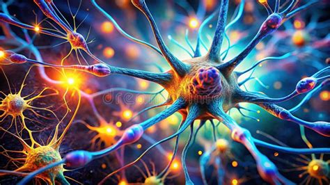 Unveiling The Intricate Structure Of A Microscopic Neuron A Detailed