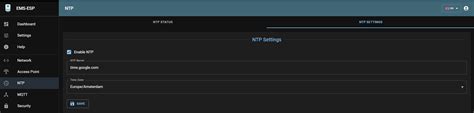 Ntp Status Inactive Issue Emsesp Ems Esp Github