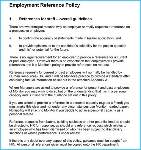 Free HR Reference Letter Templates With Writing Tips