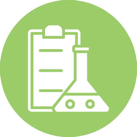 Premium Vector Lab Report Icon Style