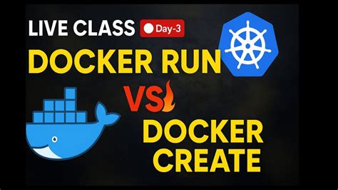 Docker Live Class Day 3 By Cloudwithvivek Docker Run Vs Docker Create In Hindi Docker