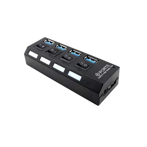 Usb 3 0 Power Adapter 4 Ports Multi Usb Splitter Hub 3 0usb Hub 50cm Cable Hub Docking Station