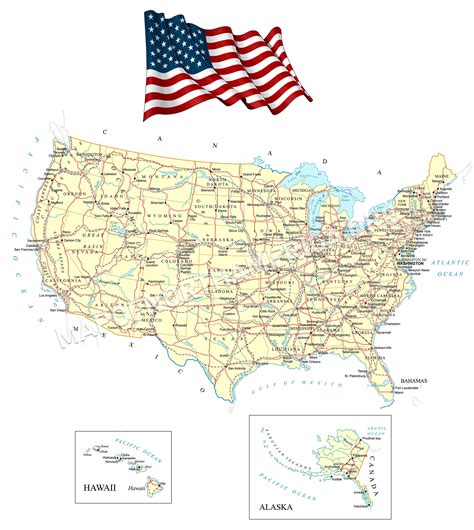Usa Map 2024 Map Of North America