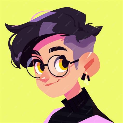 Free Ai Image Androgynous Avatar Of Non Binary Queer Person