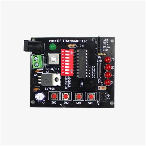 Rf Transmitter And Receiver Module With Encoder And Decoder Ic For 433 Quartzcomponents