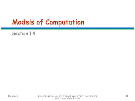 Synchronization Algorithms And Concurrent Programming Ppt Download