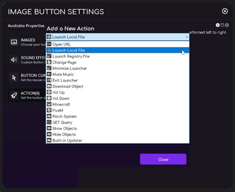 Event Actions Bytebox Media Support
