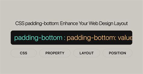 Css Padding Bottom Enhance Your Web Design Layout