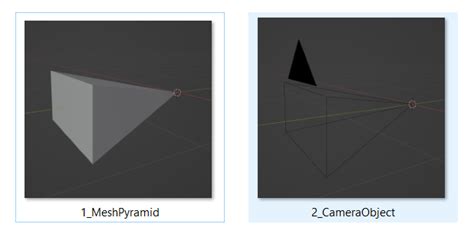 Python Create Camera Objects From Mesh Objects With Scripting
