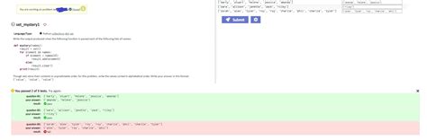 solved 3 set mystery1 0 language type python collections