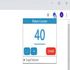 Button Counter For Google Chrome Extension Download