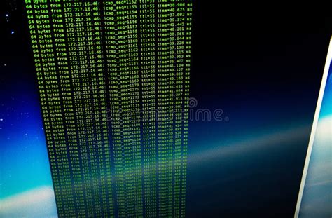 Command Line Interface Front View Terminal Command Cli UNIX Bash Shell Stock Photo Image