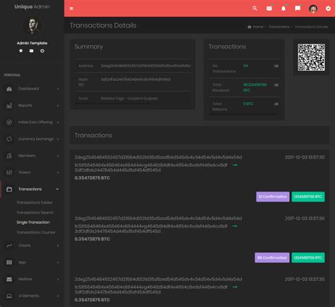 Crypto Dark Bootstrap Admin Templates