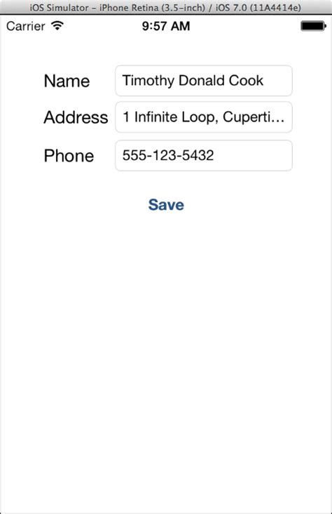 Ios 7 Data Persistence Using Archiving Techotopia