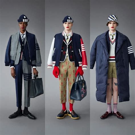 LOOKBOOK Thom Browne Pre Fall 2022 以黑白灰和薄荷绿为主色调的系列本季频繁乱入的龙虾元素莫名清新可爱
