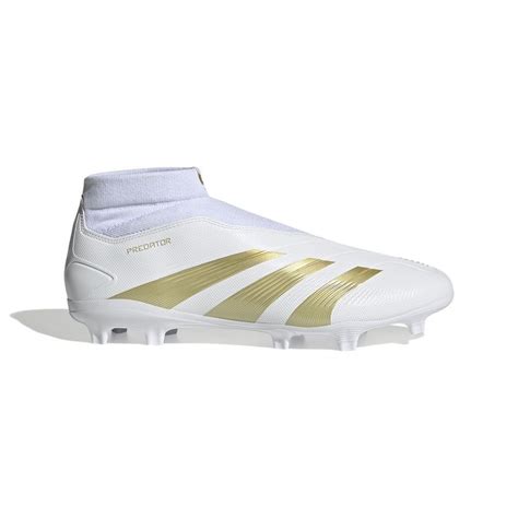 Adidas Predator League Laceless Fg Day Spark Footwear Whitegold