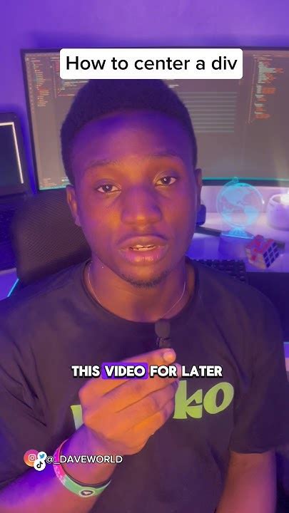 How To Center I Divshortstech Webdev Frontend Coding Youtube