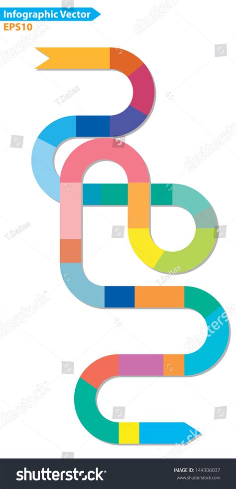 Colorful Vector Design Workflow Layout Diagram Stock Vector Royalty Free 144306037 Shutterstock