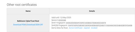 Solved Baltimore Cybertrust Root Is Expired On Cisco Ise Page 2 Cisco Community