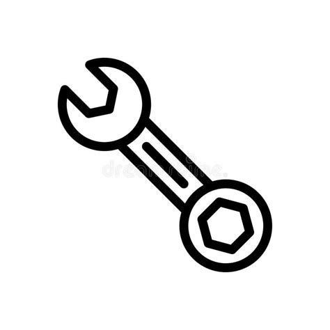 Fix Vector Thin Line Icon Stock Vector Illustration Of Hardware 195307379