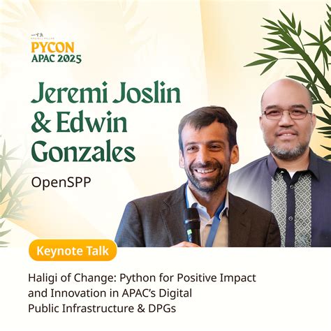 Pythonistas United Sneak Peek Of The Pycon Apac 2025 Program By Python Philippines Medium