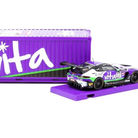 汽車模型1：64 跑車模型 Tarmac 164 奔馳 Amg Gt3 維他涂裝 集裝箱 賽車 合金汽車模型 蝦皮購物
