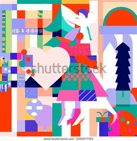 Midcentury Modern Mod Pattern Scandanavian Style Ai Generated Image 2356977391 Shutterstock