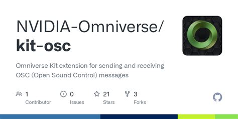 Github Nvidia Omniverse Kit Osc Omniverse Kit Extension For Sending And Receiving Osc Open