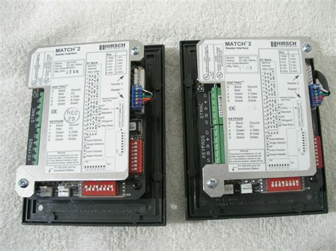 2x Hirsch Mrib And Cr20la Match 2 Interface Board Scramble Pad Card Reader Assy