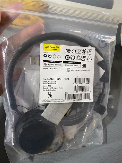 Jabra Evolve Mono Headset Audio Headphones Headsets On Carousell