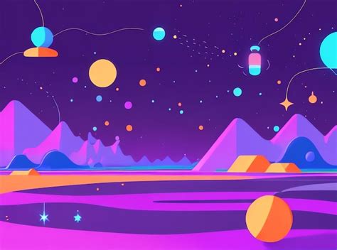 Premium Photo Abstract Digital Landscape With Particles And Dots