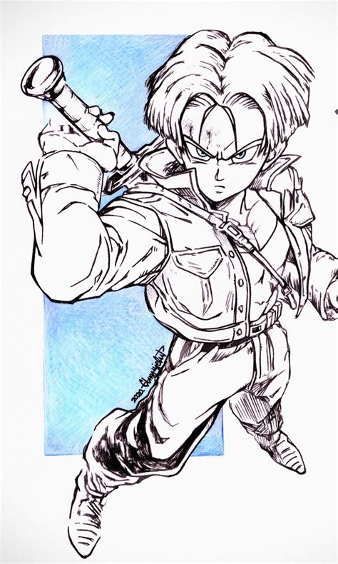 Trunks Dbz Drawing