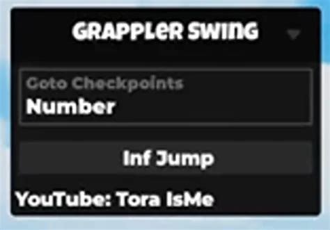 Grappler Swing Script Infinite Jump Goto Checkpoints Roblox Scripter