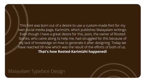 Malayalam Handwritten Typeface Behance