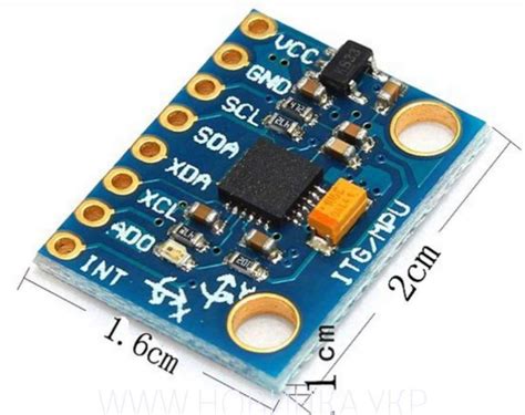 Módulo Acelerómetro Y Giroscópico 3 Ejes Mpu6050 Gy 521 Sku 237c2 Hubot