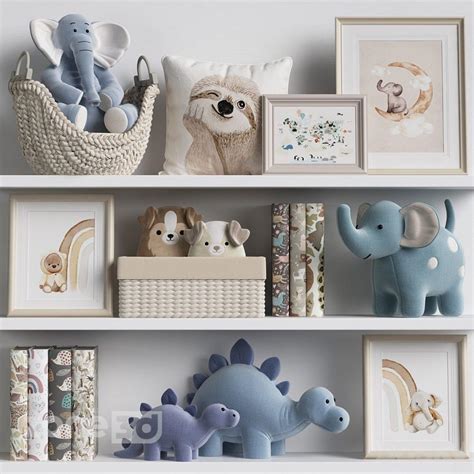 دانلود آبجکت اتاق کودک مدل سه بعدی